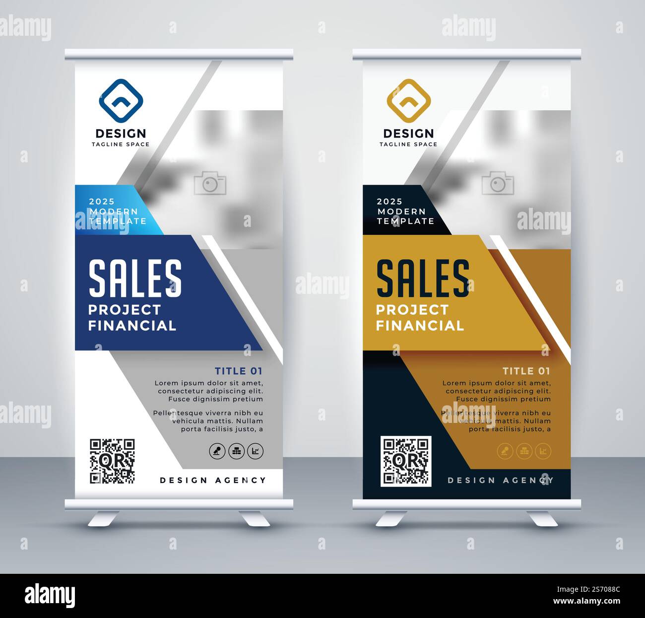 modern standee rollup banner for marketing Stock Vector Image & Art - Alamy