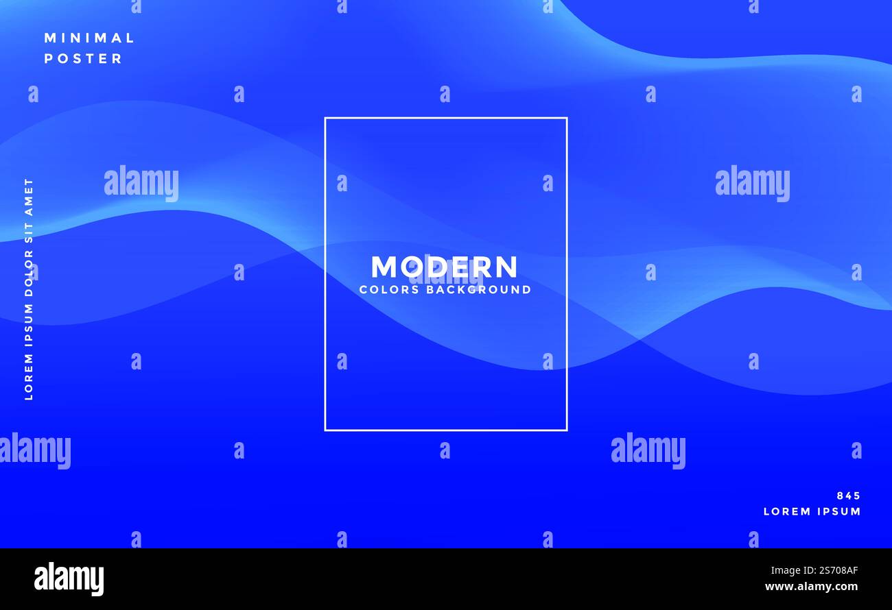 stylish blue wavy banner design Stock Vector Image & Art - Alamy