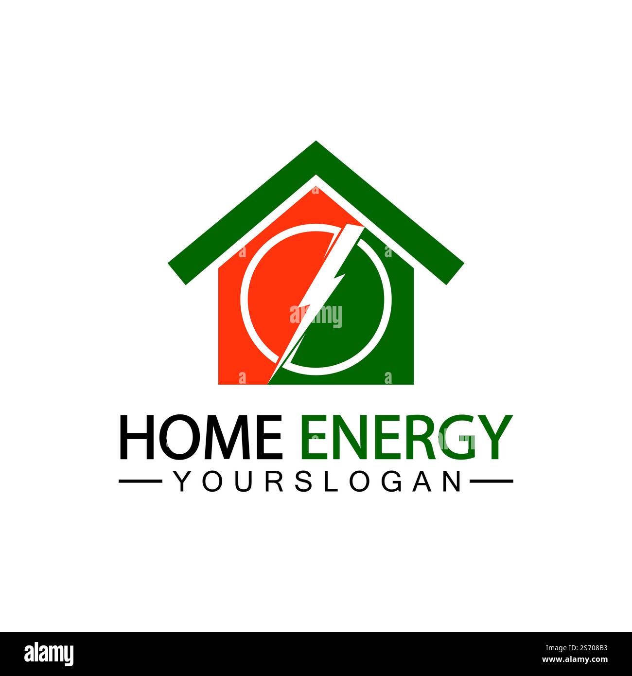 Home Power Energy Logo Vector Icon Symbol Design Illustration Stock ...