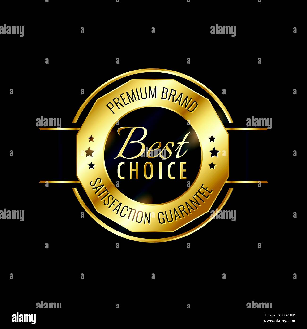 best choice golden label design vector Stock Vector Image & Art - Alamy