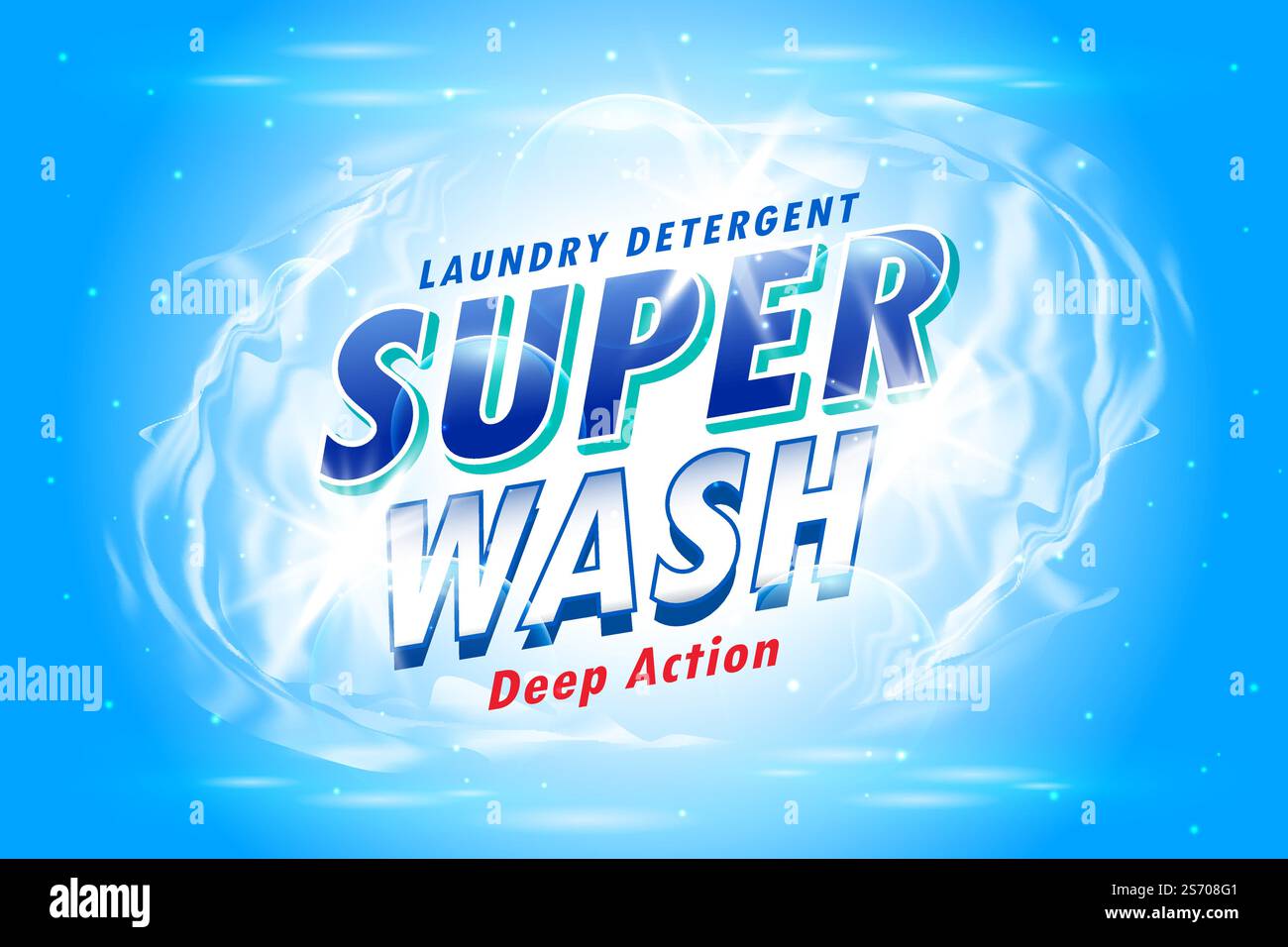 laundry detergent packaging concept for super clean wash Stock Vector ...