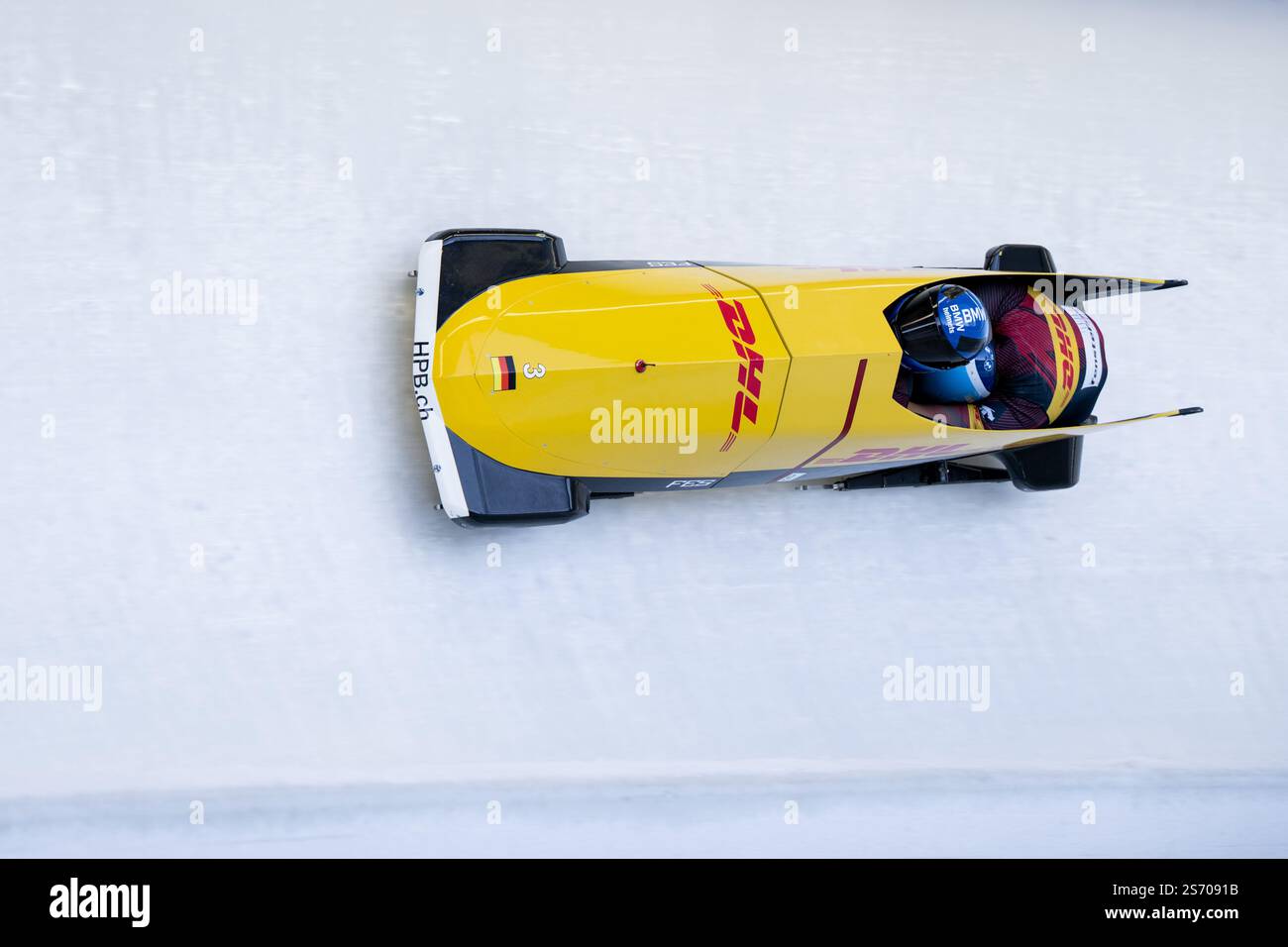 Adam Ammour, Nick Stadelmann (Deutschland), AUT, IBSF Bob Weltcup ...