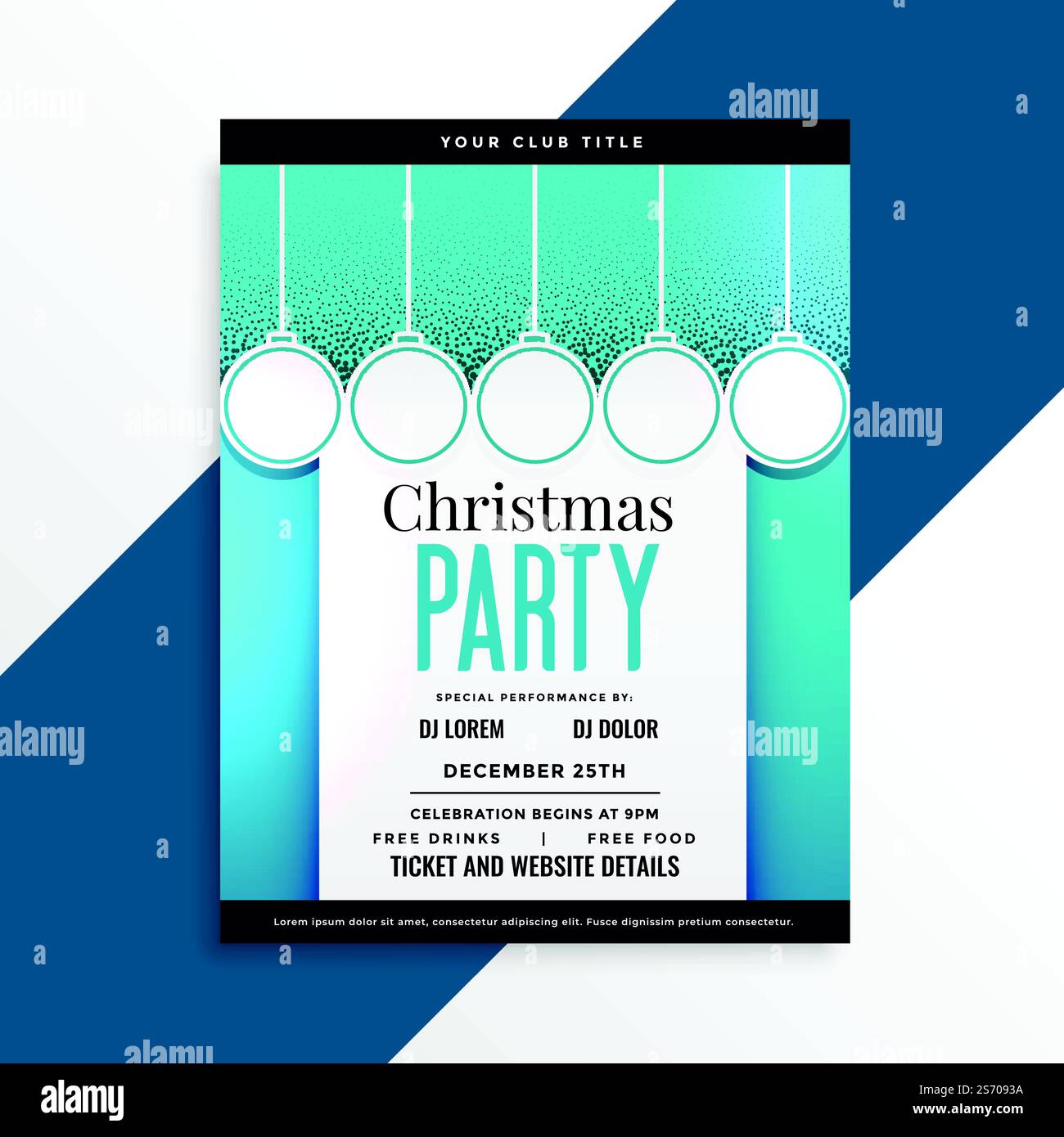 Christmas dj music Stock Vector Images - Alamy