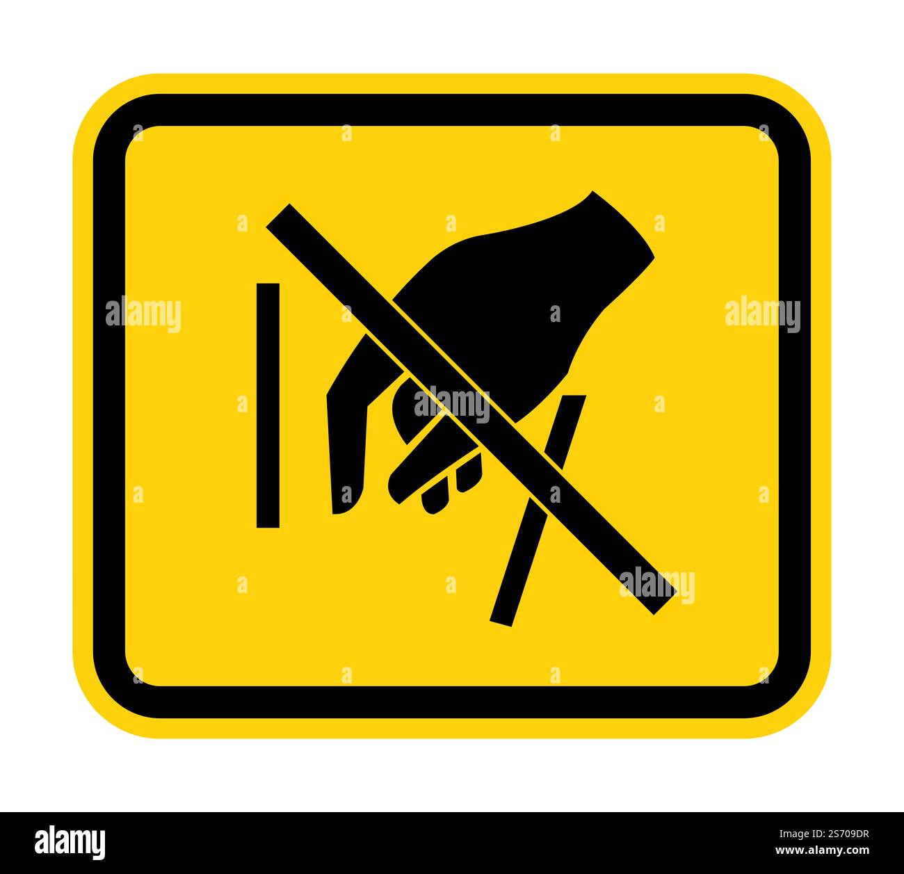 No reaching in, do not touch Stock Vector Image & Art - Alamy