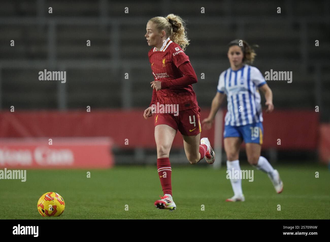 UK. 17th Jan, 2025. Liverpool FC v Brighton FC Barclays Womens Super ...