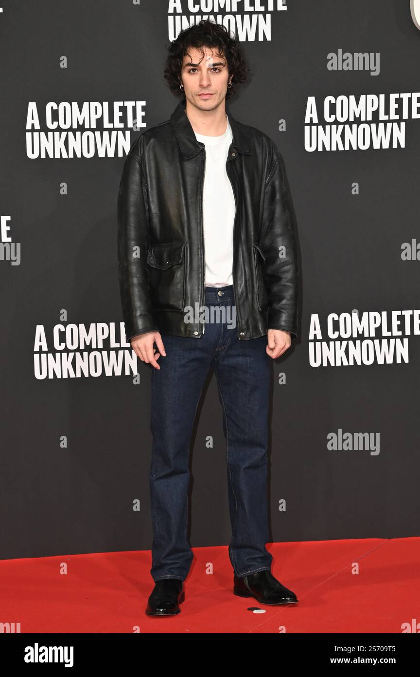 Damiano Gavino Premiere of the movie -A complete Unknown- Auditorium ...