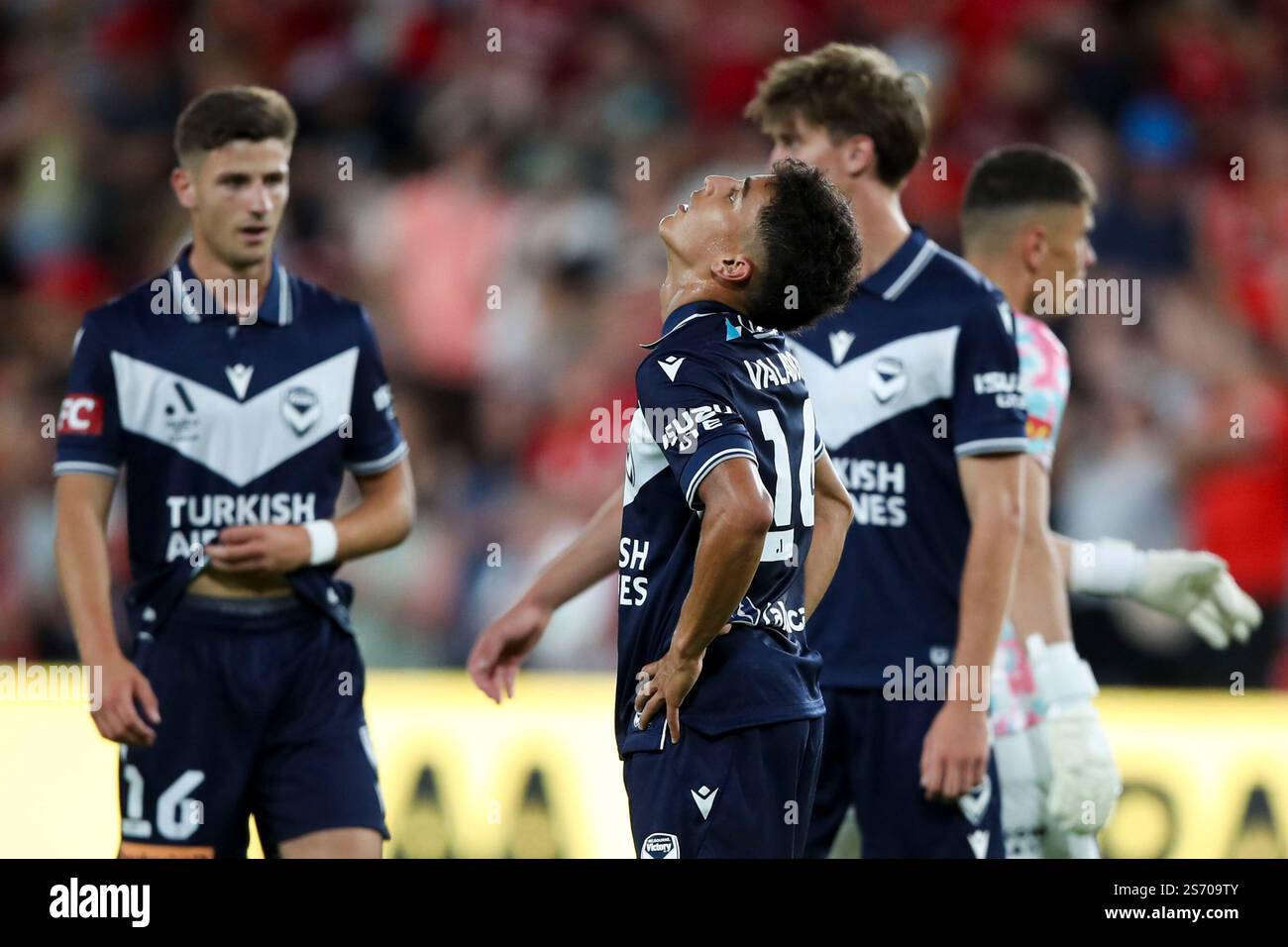 Adelaide, Australia. 18th Jan, 2025. Jordi Valadon of the Victory after ...