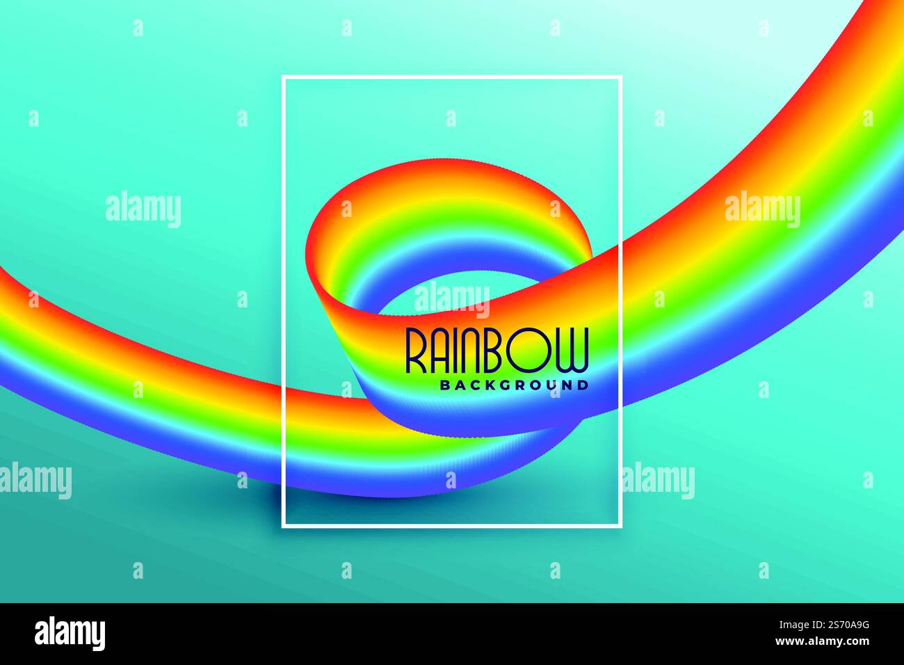 modern rainbow wave abstract background Stock Vector Image & Art - Alamy