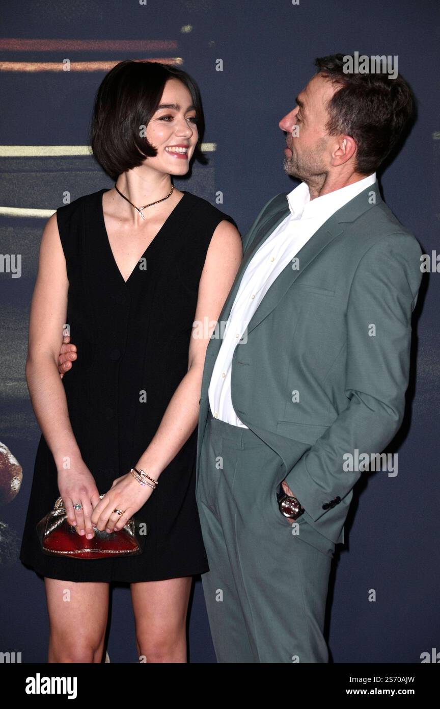 Luise Großmann mit Vater Stefan bei der Premiere des Kinofilms Uppercut ...