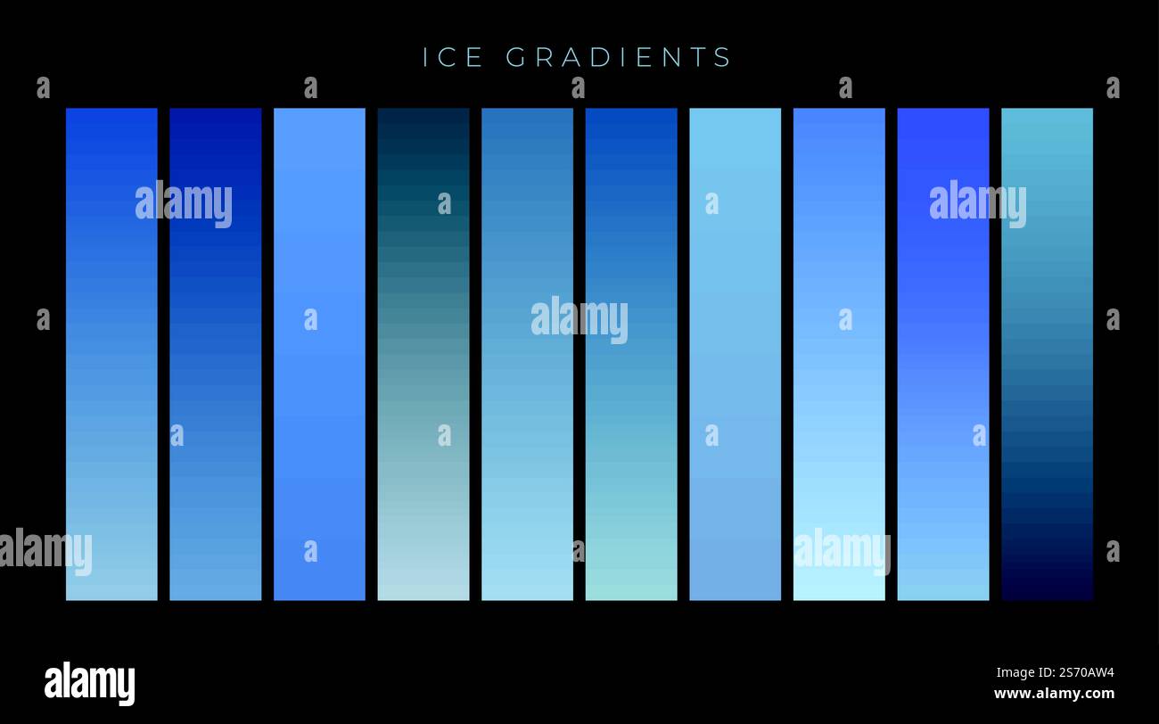 collection of blue gradients background Stock Vector Image & Art - Alamy