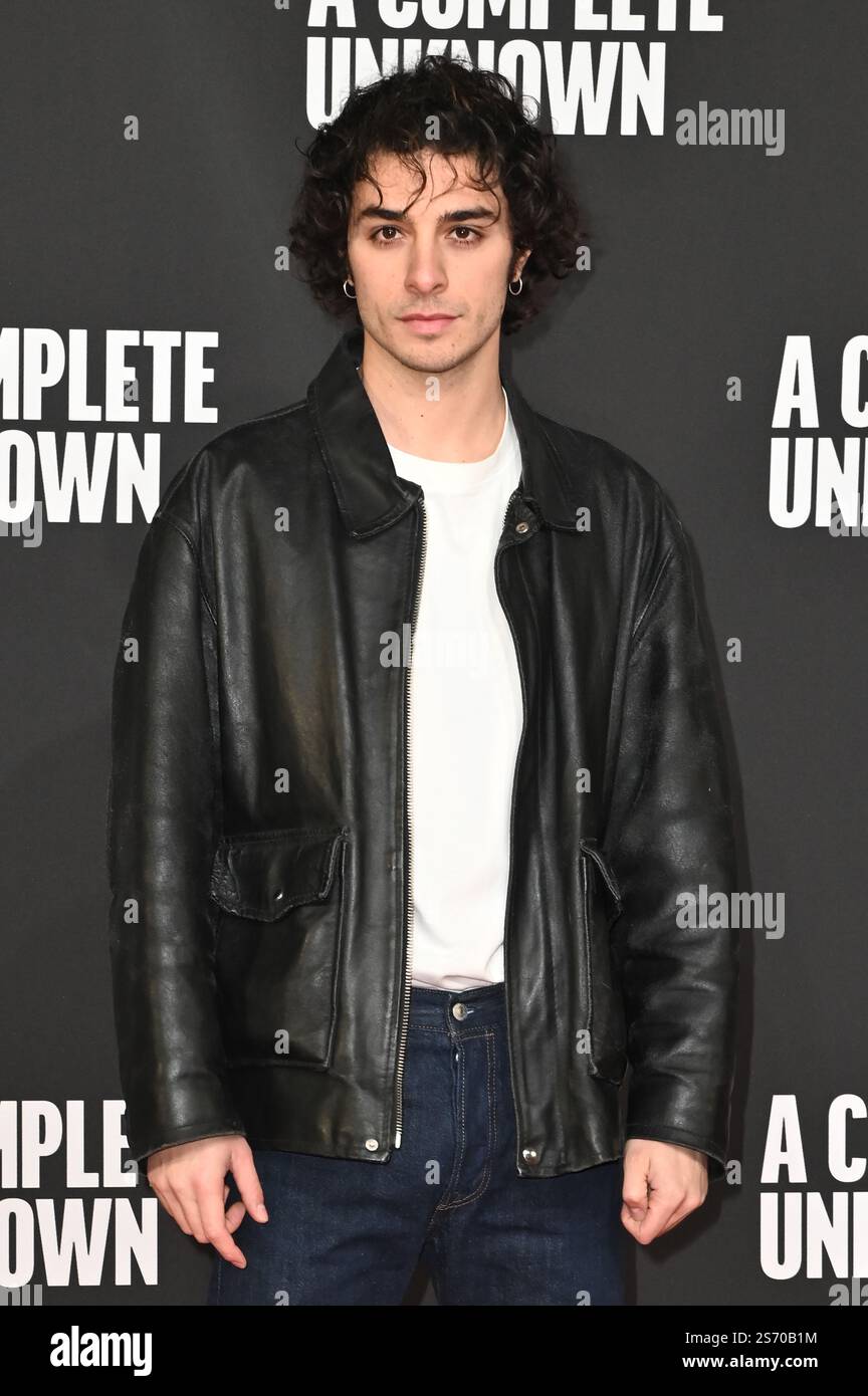 Damiano Gavino Premiere of the movie -A complete Unknown- Auditorium ...