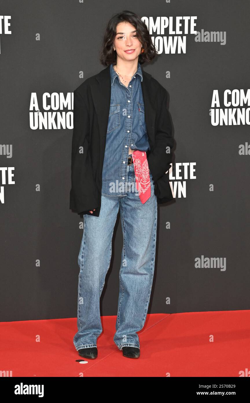 Lea Gavino Premiere of the movie -A complete Unknown- Auditorium Parco ...