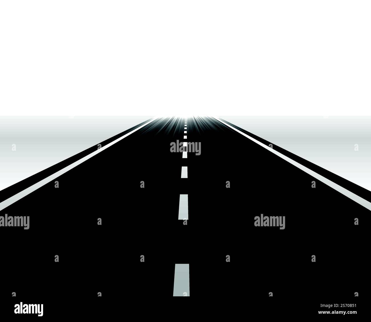 perspective road towards the horizon Stock Vector Image & Art - Alamy
