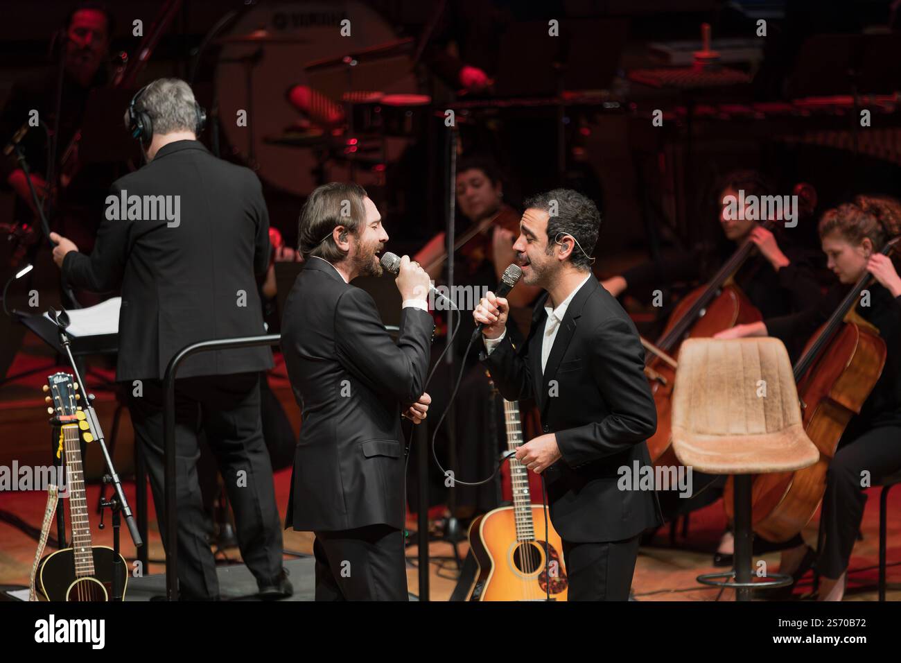 Milan, Italy. 17th Jan, 2025. Colapesce (Lorenzo Urciullo) and ...