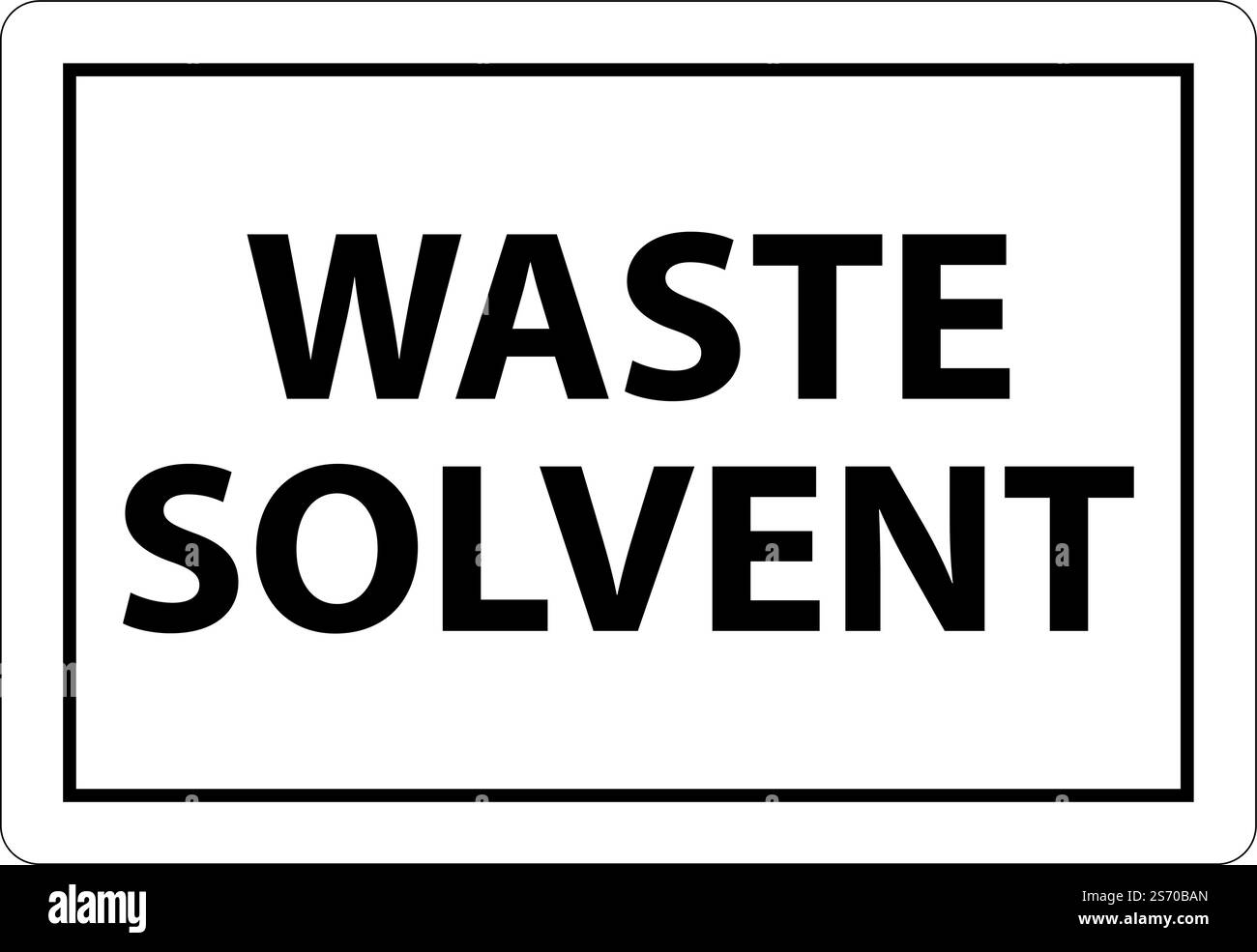 Warning sign on household Stock Vector Images - Alamy