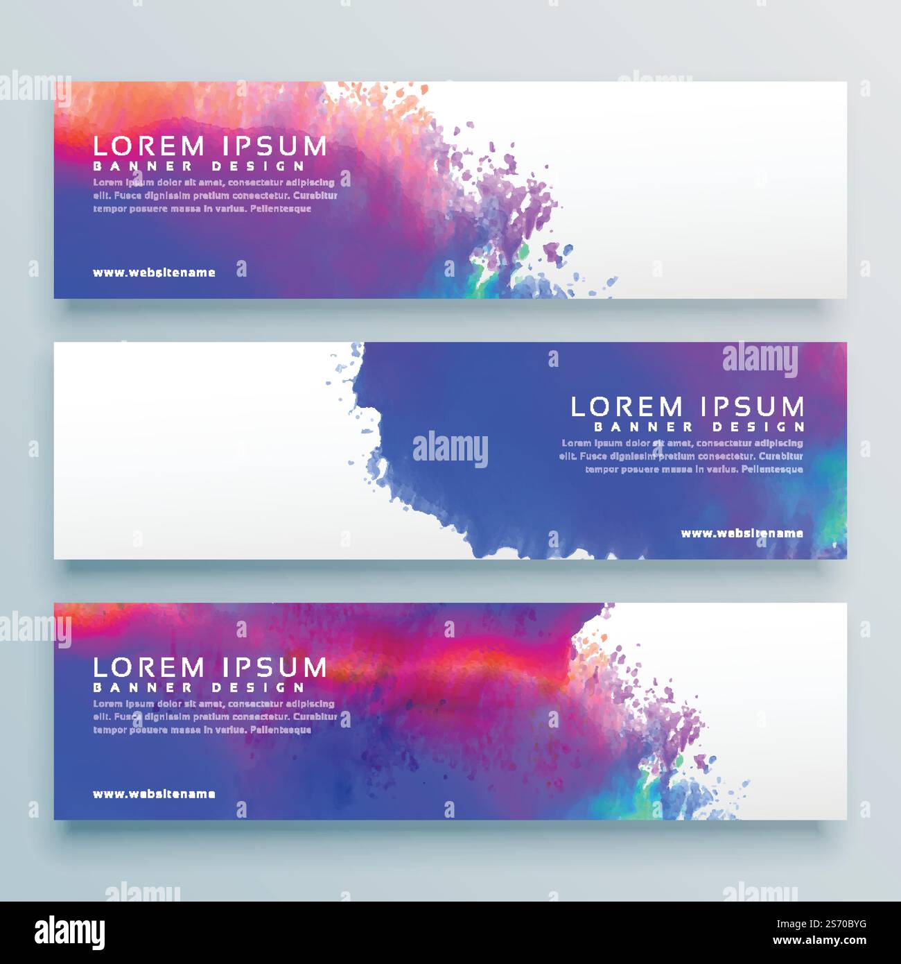 Grunge horizontal header background Stock Vector Images - Alamy