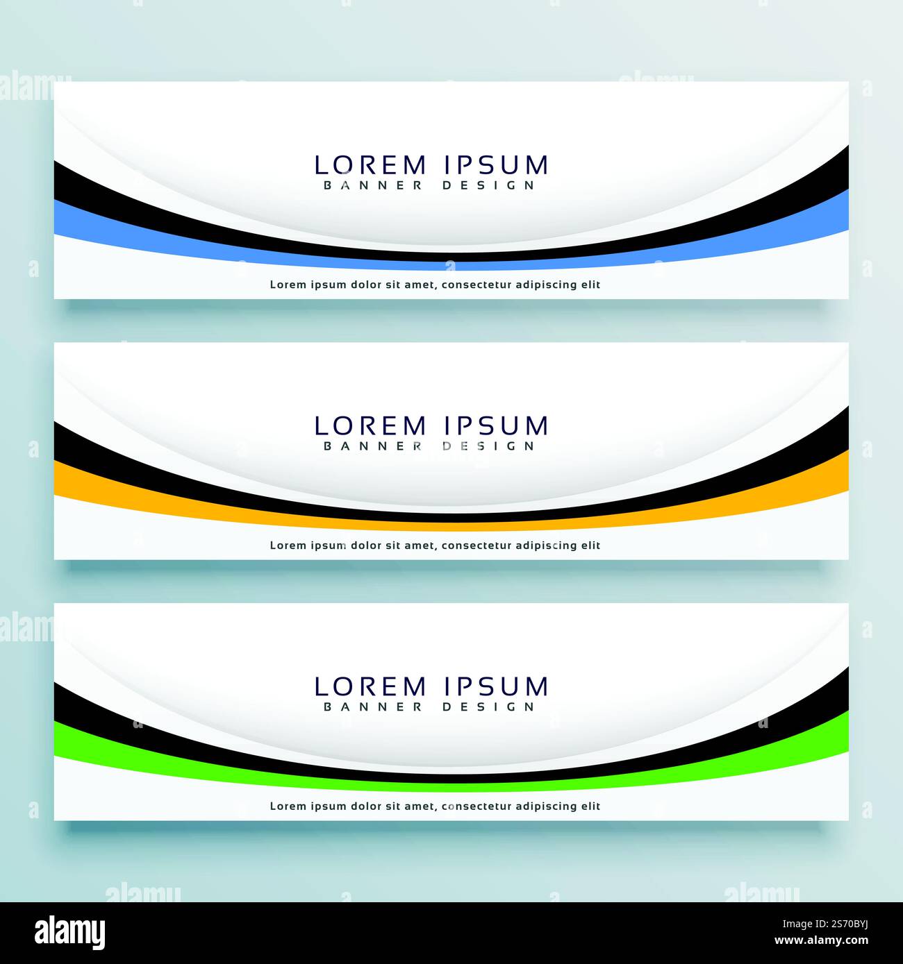modern clean banners set design background Stock Vector Image & Art - Alamy