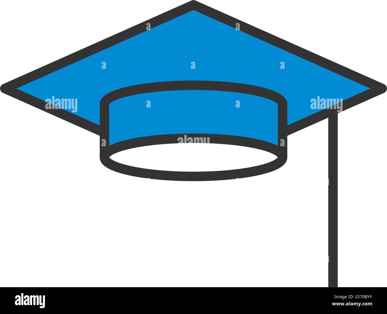 Classroom Blackboard Icon. Editable Bold Outline With Color Fill Design ...