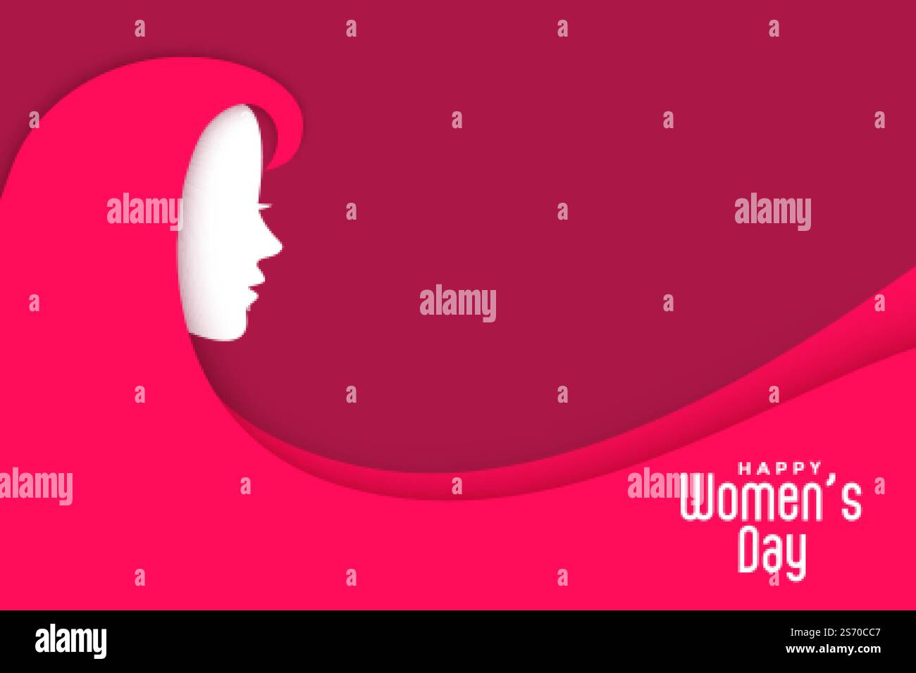 womens day creative background with lady face Stock Vector Image & Art ...