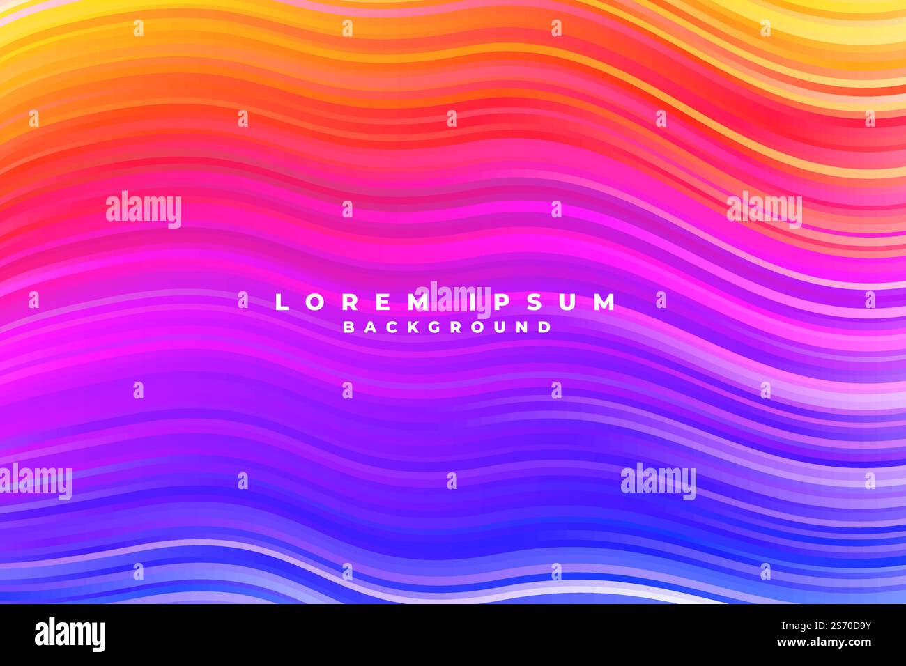 vibrant rainbow color stripes background Stock Vector Image & Art - Alamy