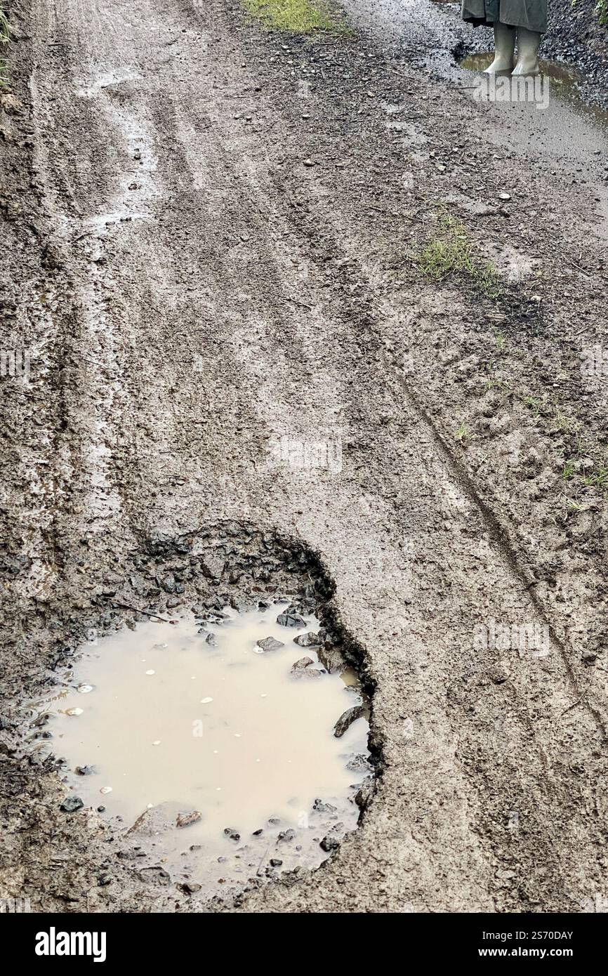 Dunsford, Devon, UK. 18th January, 2025. Ever increasing number of ...