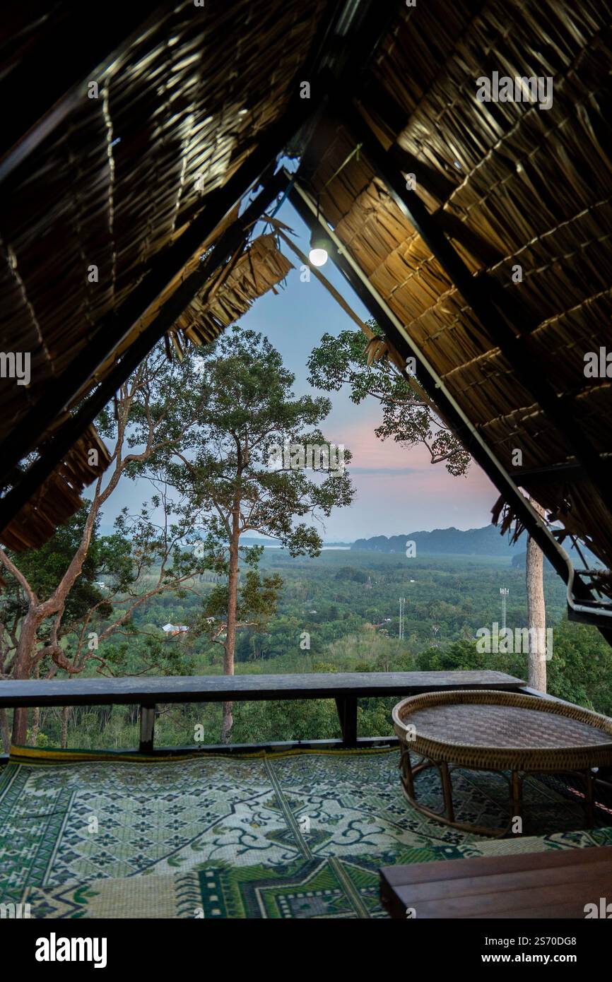 asian huts in rural thailand Stock Photo - Alamy