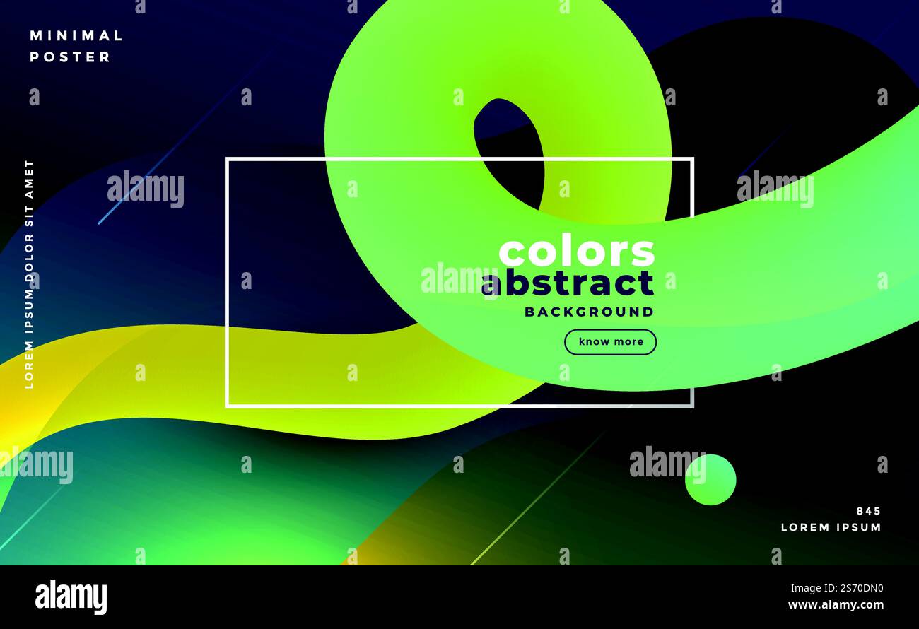 abstract bright gradient fluid loop background Stock Vector Image & Art ...