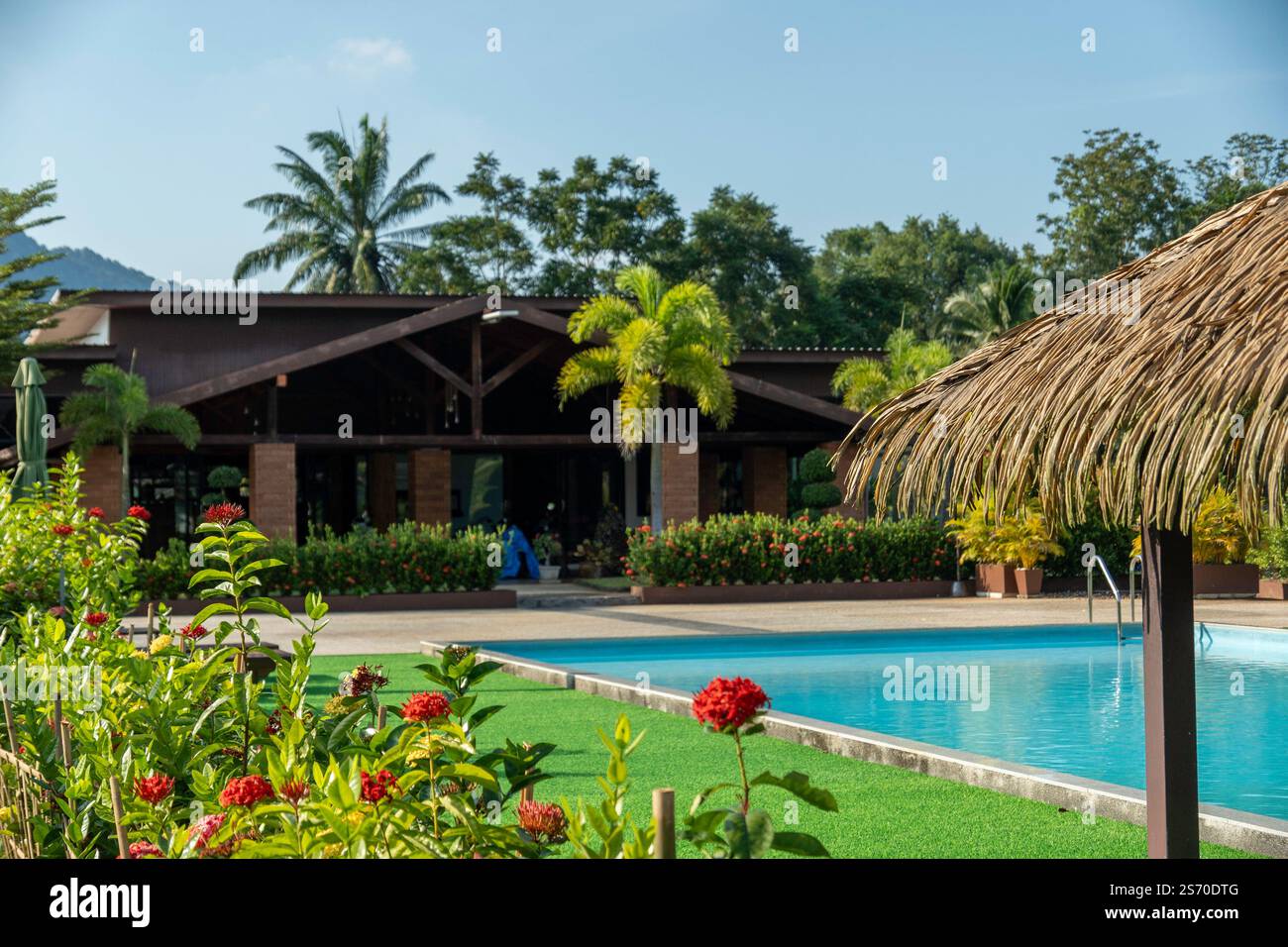 asian huts in rural thailand Stock Photo - Alamy