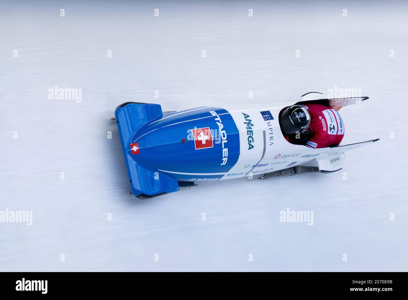 Timo Rohner, Mathieu Hersperger (Schweiz), AUT, IBSF Bob Weltcup ...