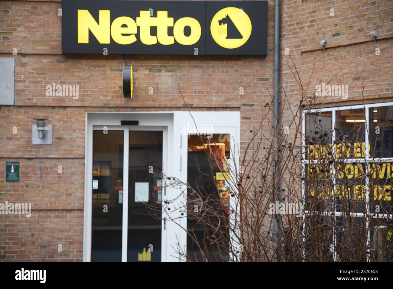 Copenhagen/ Denmark/18 JANUARY 2025/ Netto grocery chain store in ...