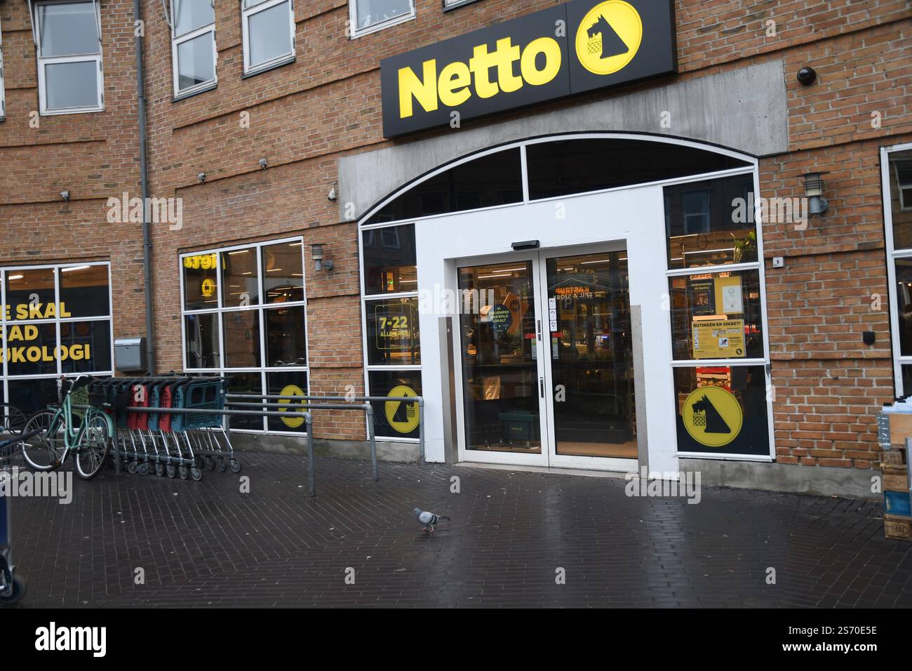 Copenhagen/ Denmark/18 JANUARY 2025/ Netto grocery chain store in ...