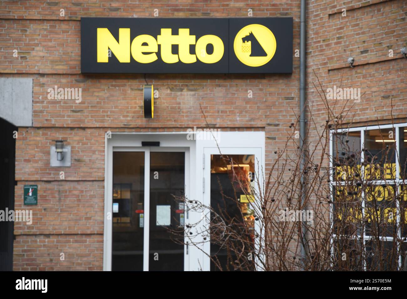 Copenhagen/ Denmark/18 JANUARY 2025/ Netto grocery chain store in ...