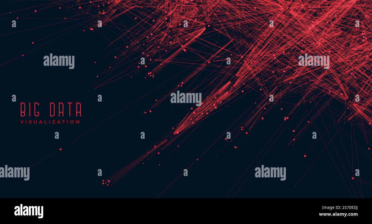 big data visualization concept background Stock Vector Image & Art - Alamy