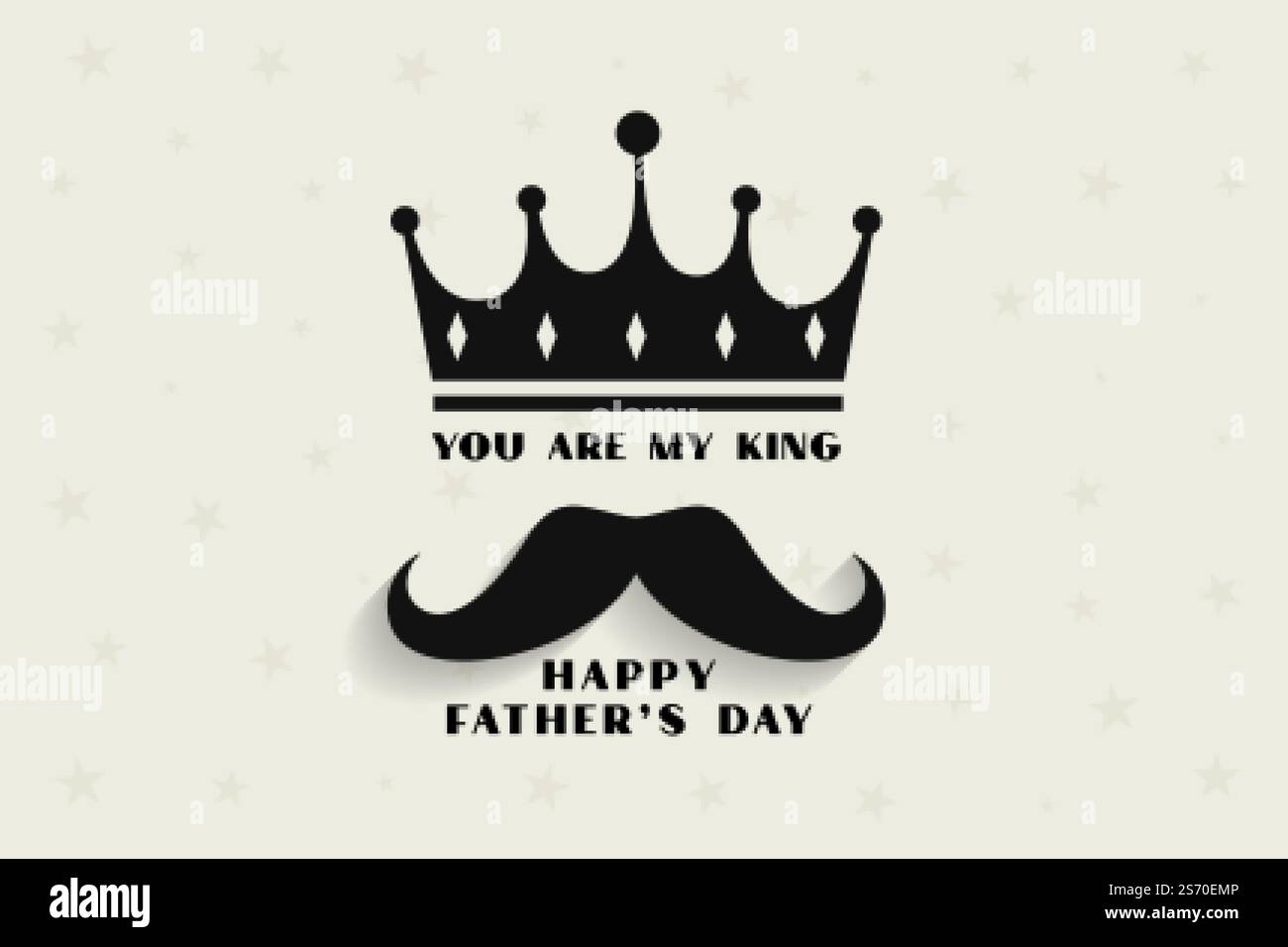 my father my king concept background for fathers day Stock Vector Image ...