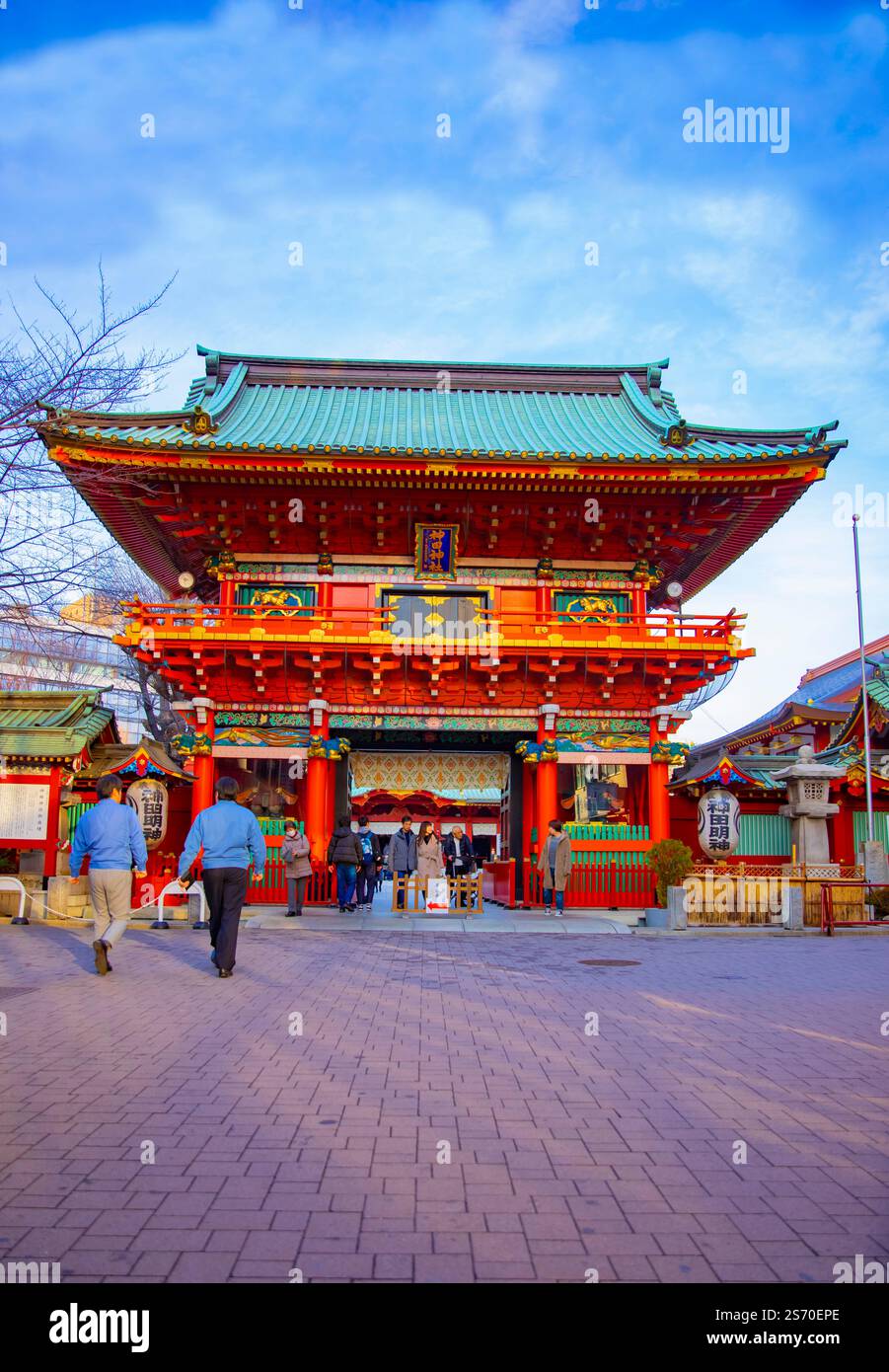 Main temple at Kanda shrine in Tokyo Stock Photo - Alamy