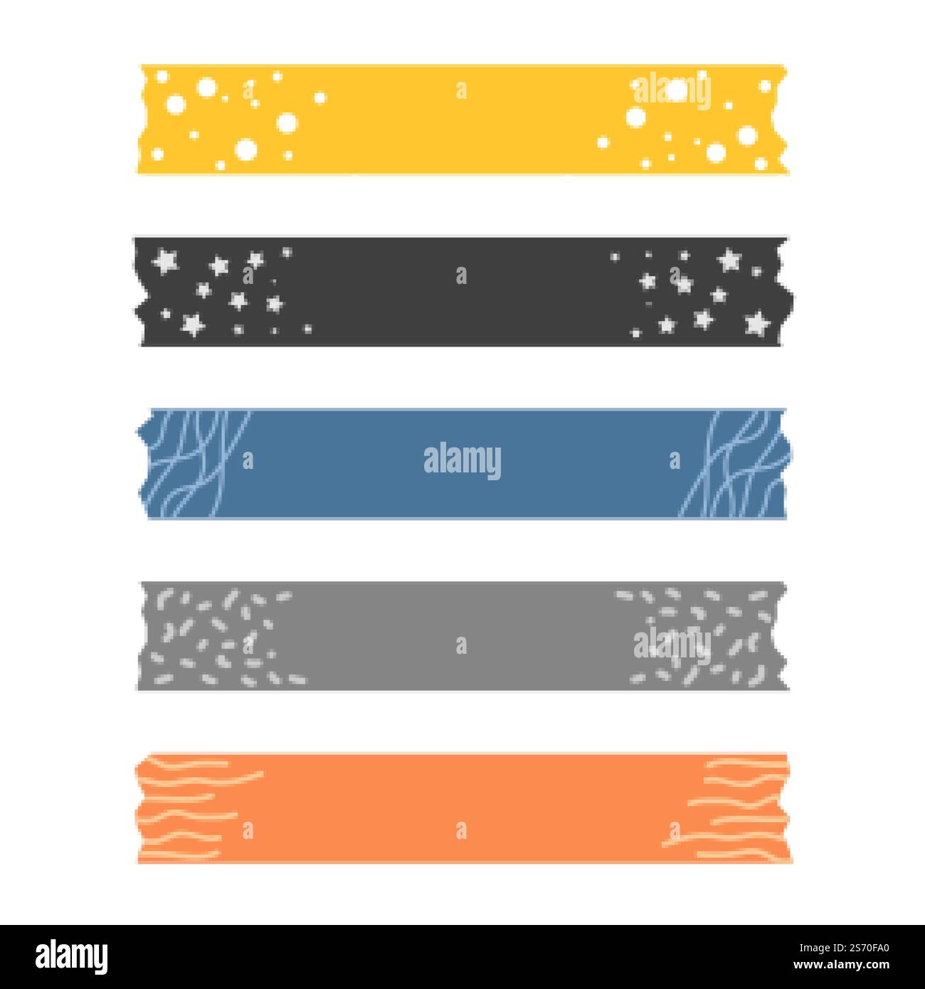 torn scrapbook tape or paper ribbon set Stock Vector Image & Art - Alamy