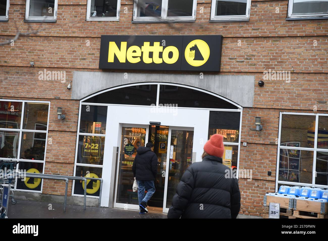 Copenhagen/ Denmark/18 JANUARY 2025/ Netto grocery chain store in ...