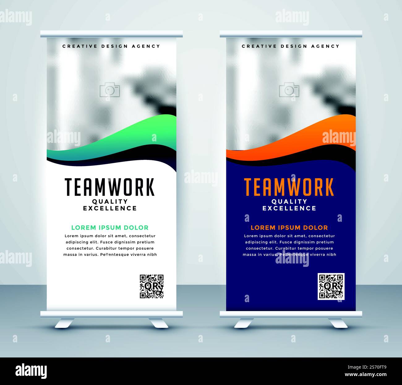 Standee banner hi-res stock photography and images - Alamy