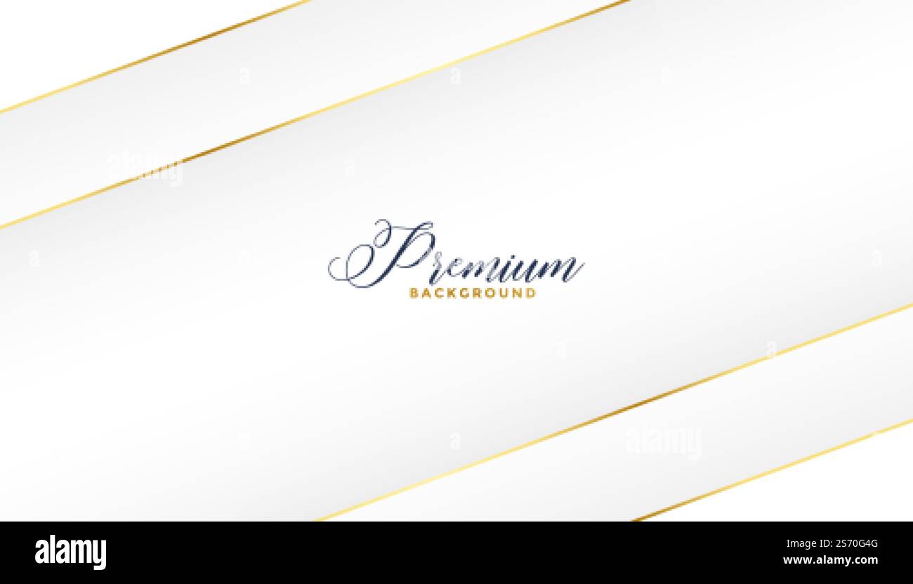 premium white and golden lines background design Stock Vector Image ...