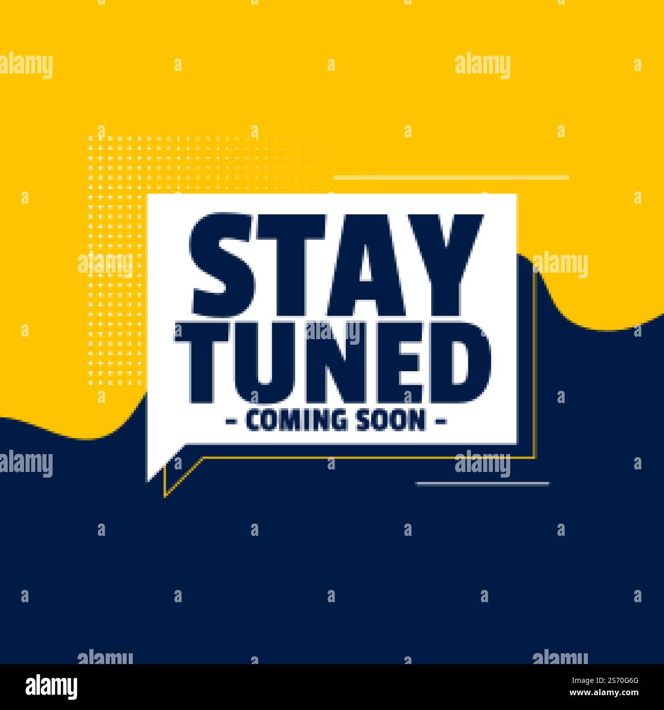 stay tuned coming soon banner design background Stock Vector Image ...