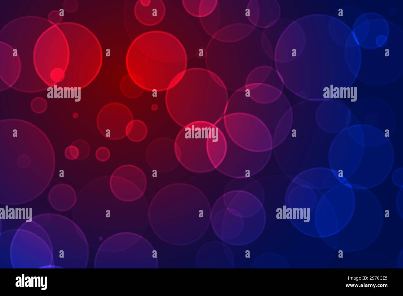 vibrant neon bokeh lights effect background design Stock Vector Image ...