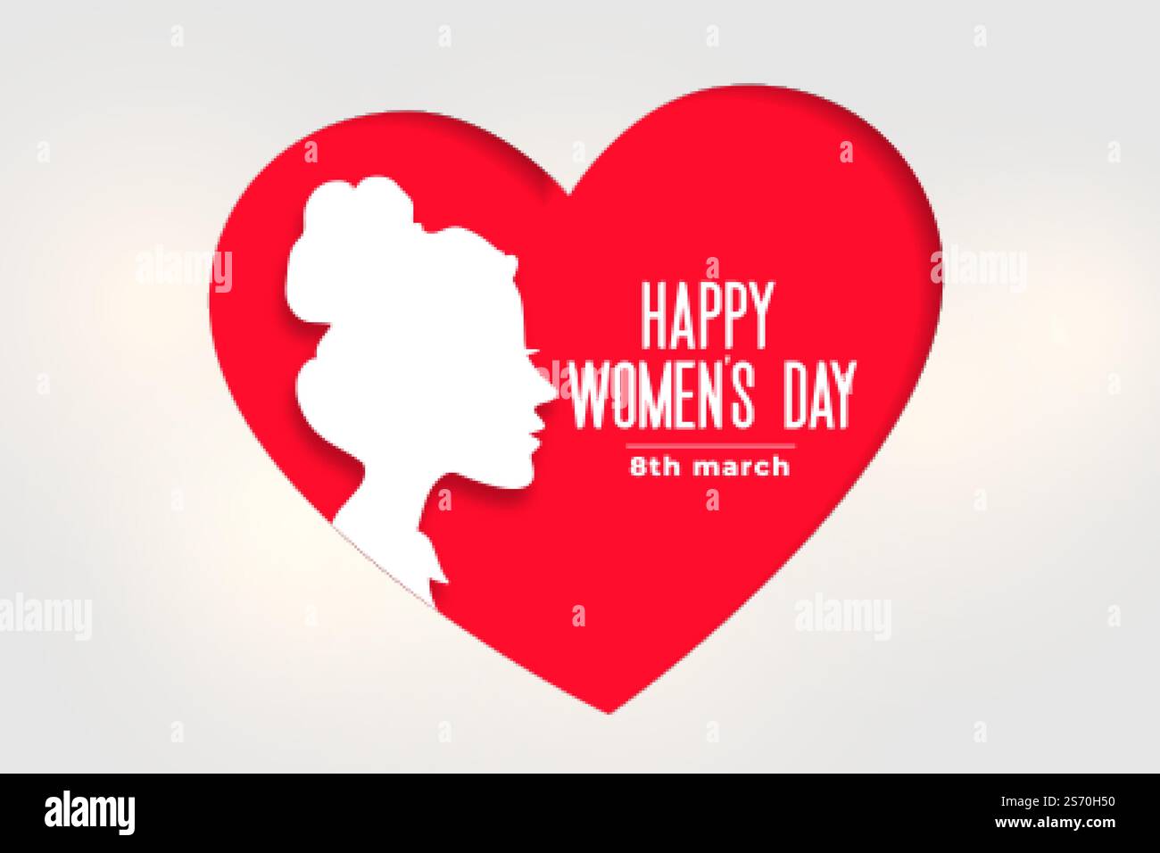 Spring woman face banner Stock Vector Images - Alamy