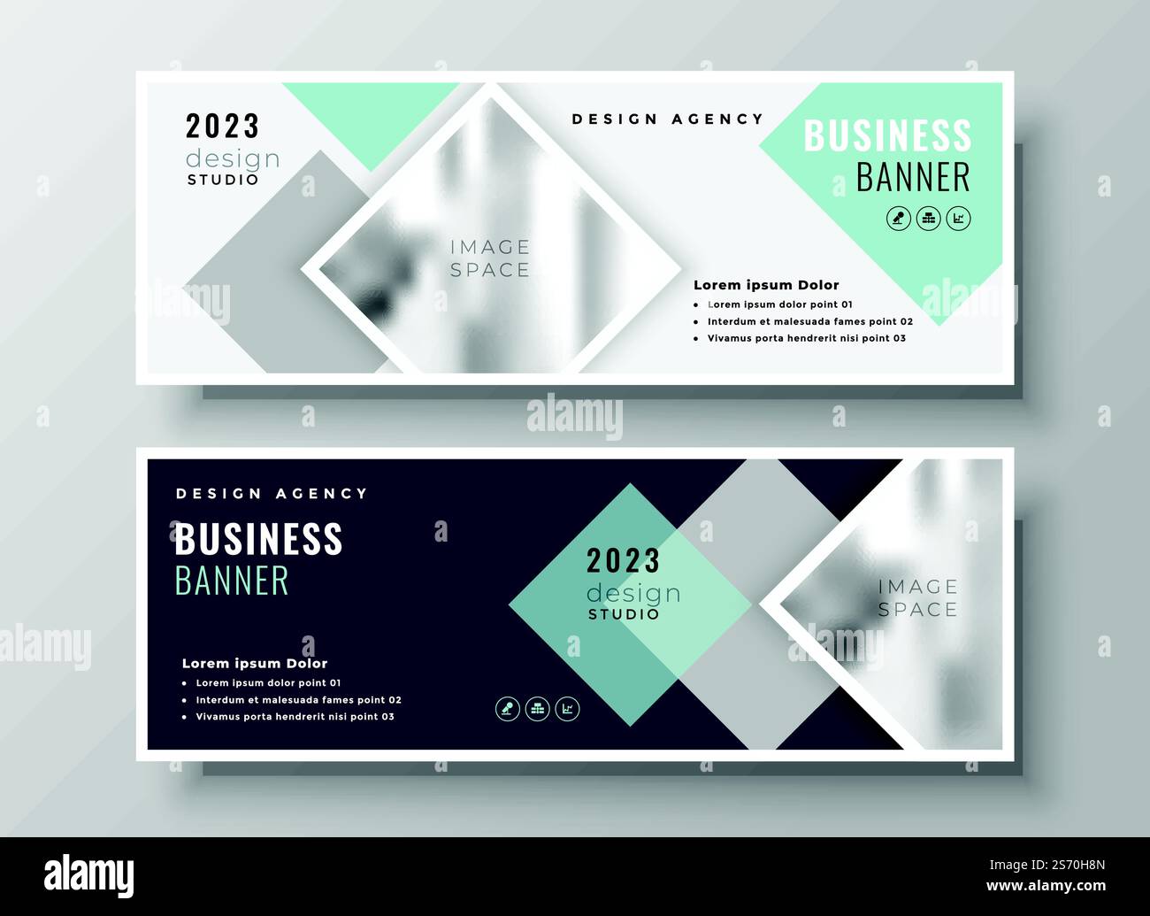 stylish web business modern presentation template design Stock Vector ...