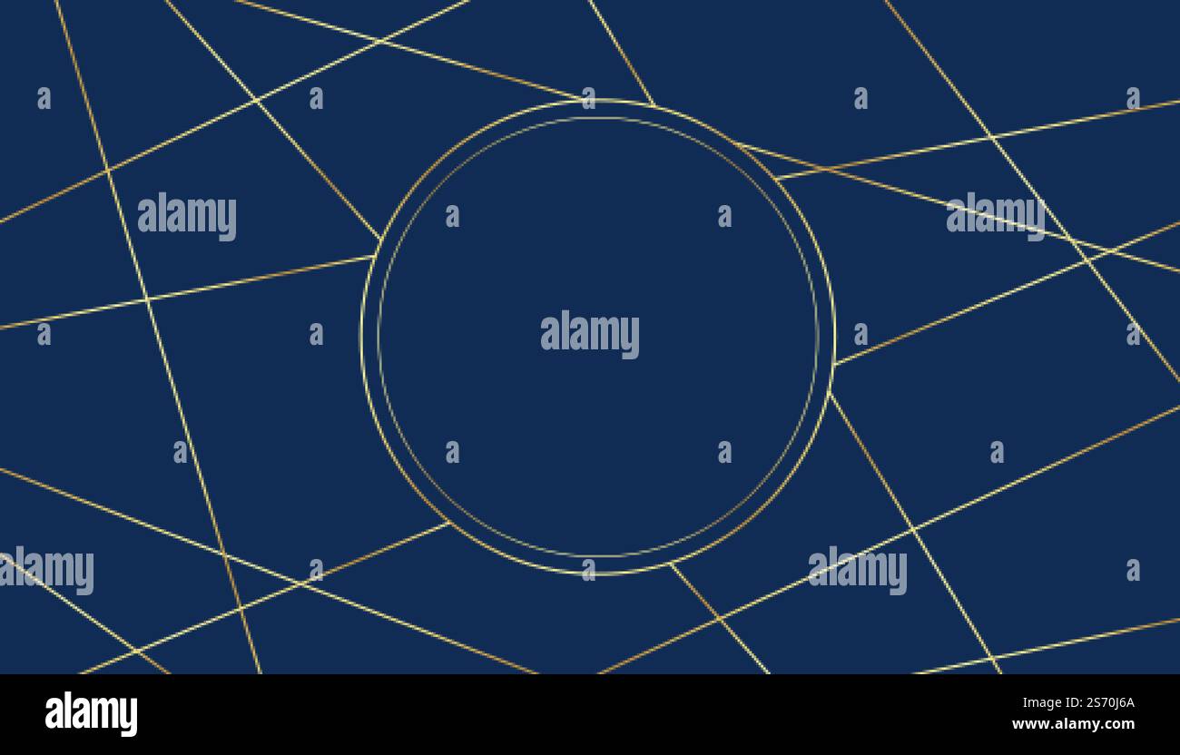 royal blue color background with golden lines Stock Vector Image & Art ...