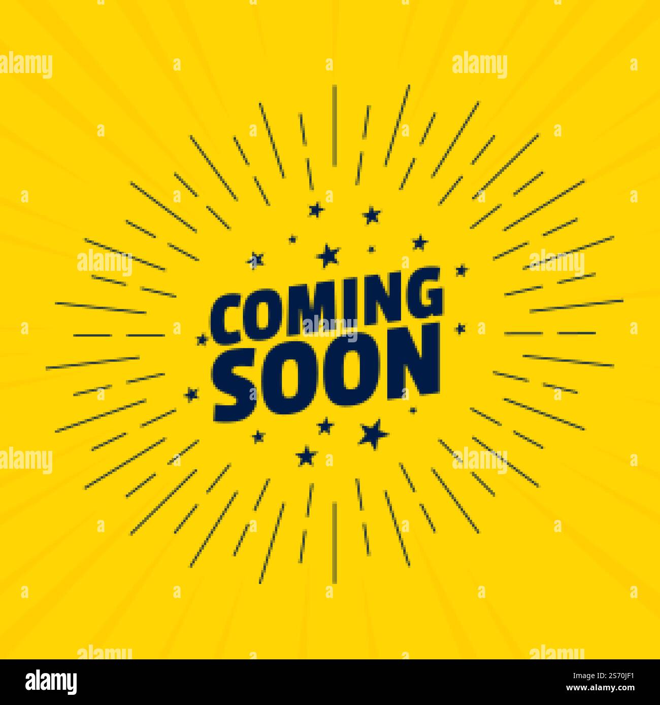 coming soon background with line rays burst Stock Vector Image & Art ...