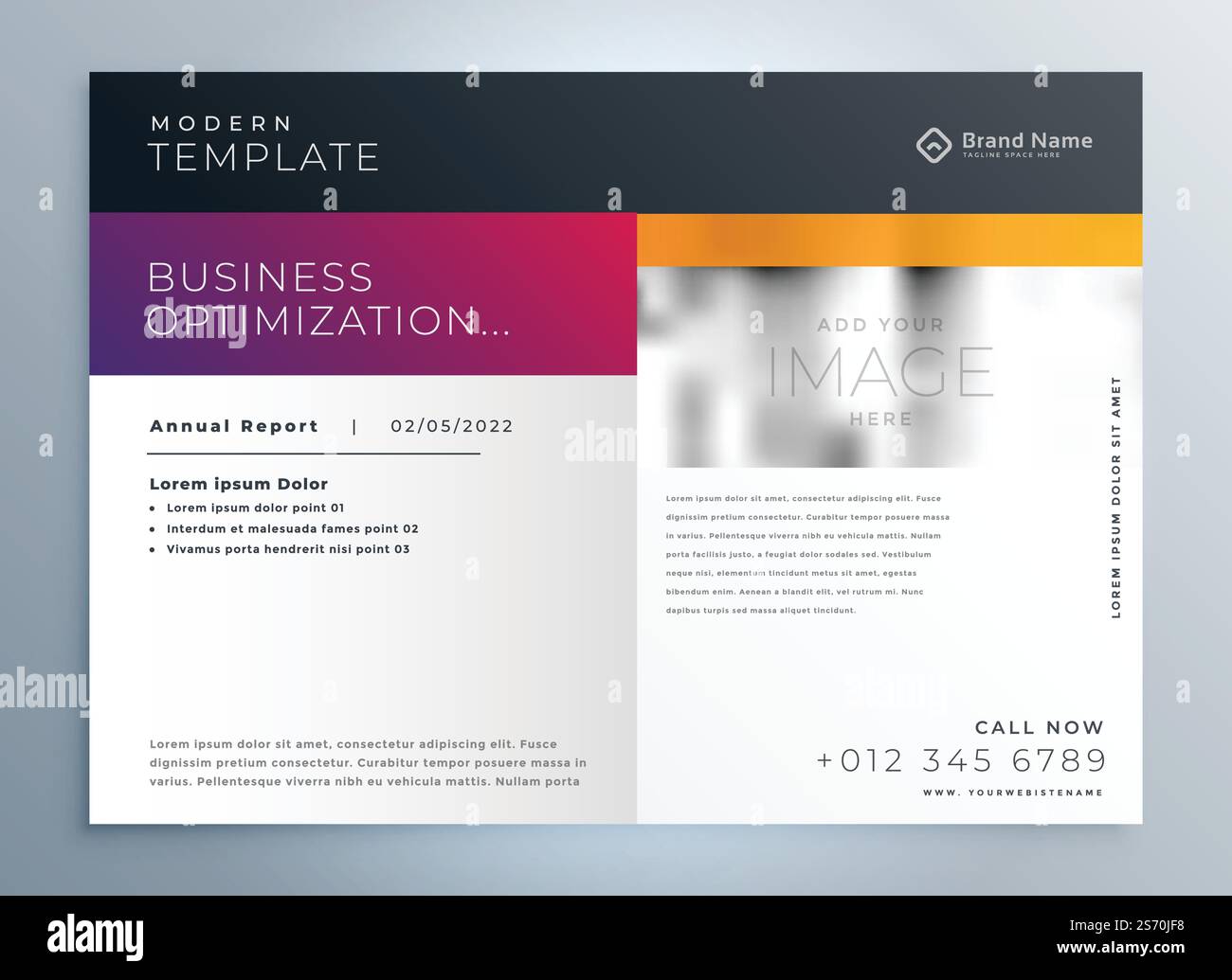 modern business brochure presentation professional template design ...
