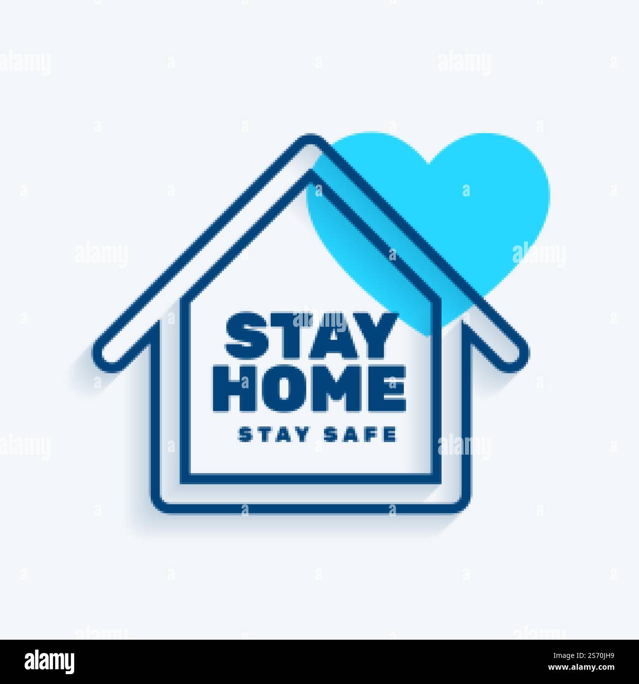 stay at home stay safe concept background Stock Vector Image & Art - Alamy