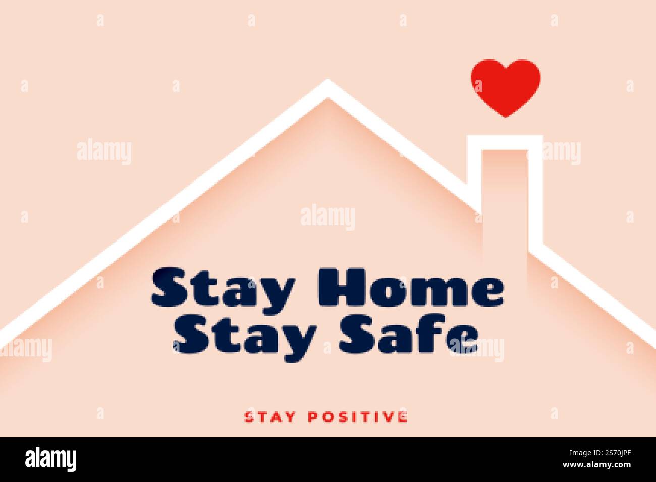 stay home stay safe awareness background design Stock Vector Image ...