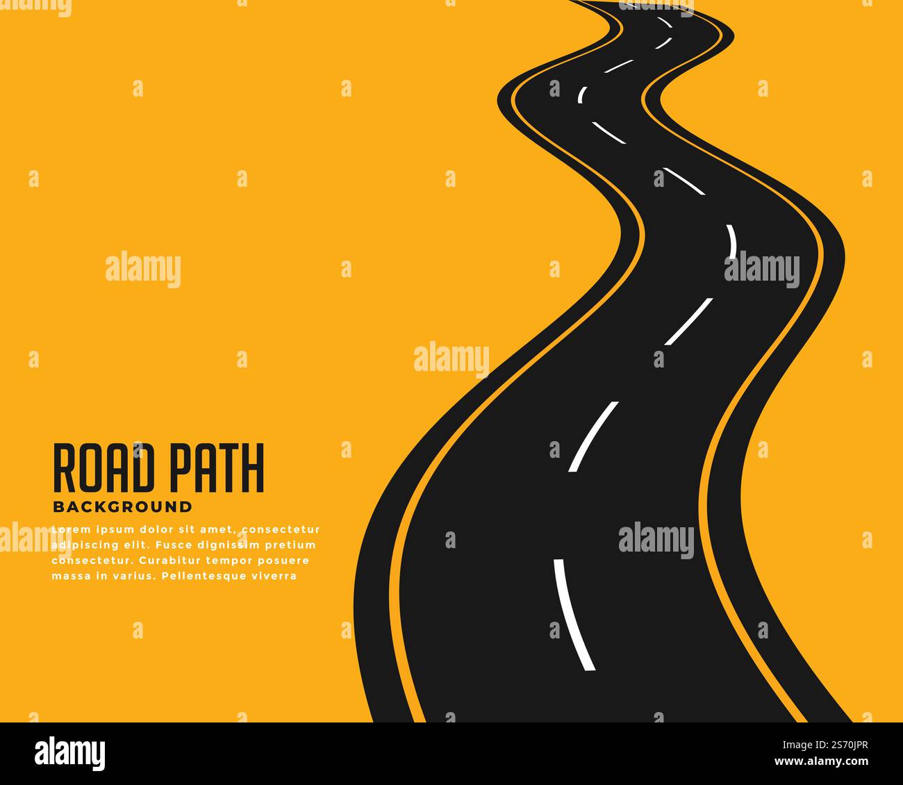 curve winding roadway background design Stock Vector Image & Art - Alamy