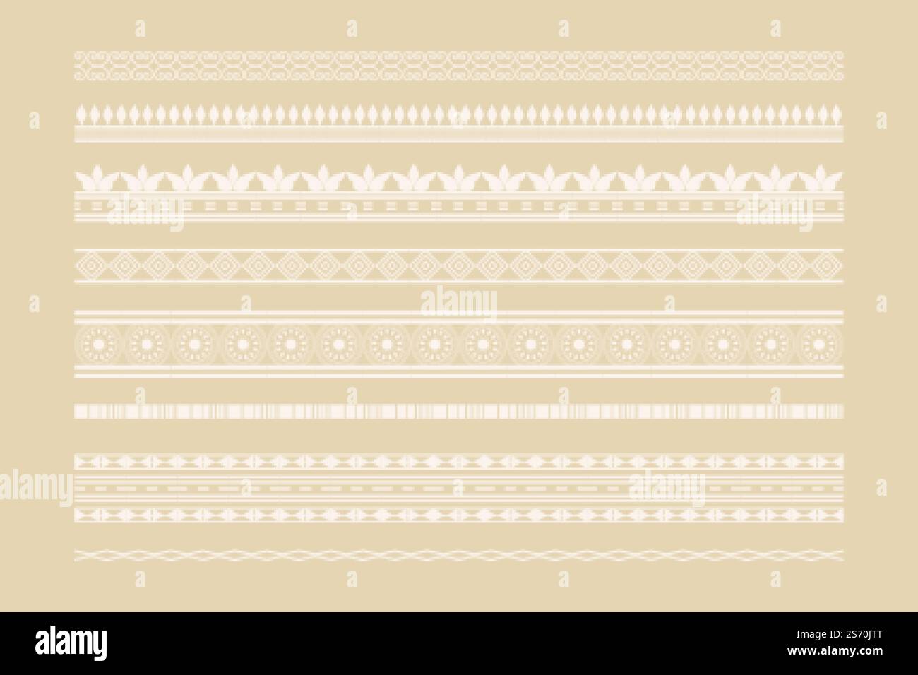 classic ethnic borders and page decoration set Stock Vector Image & Art ...